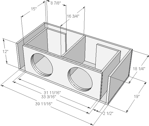 Dual 10 Inch Subwoofer Box Dimensions - Infoupdate.org