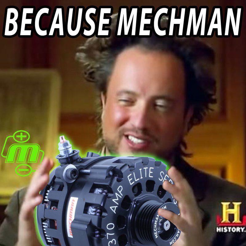 Aliens??? - MechMan Alternators and 12v Accessories - Steve Meade Designs