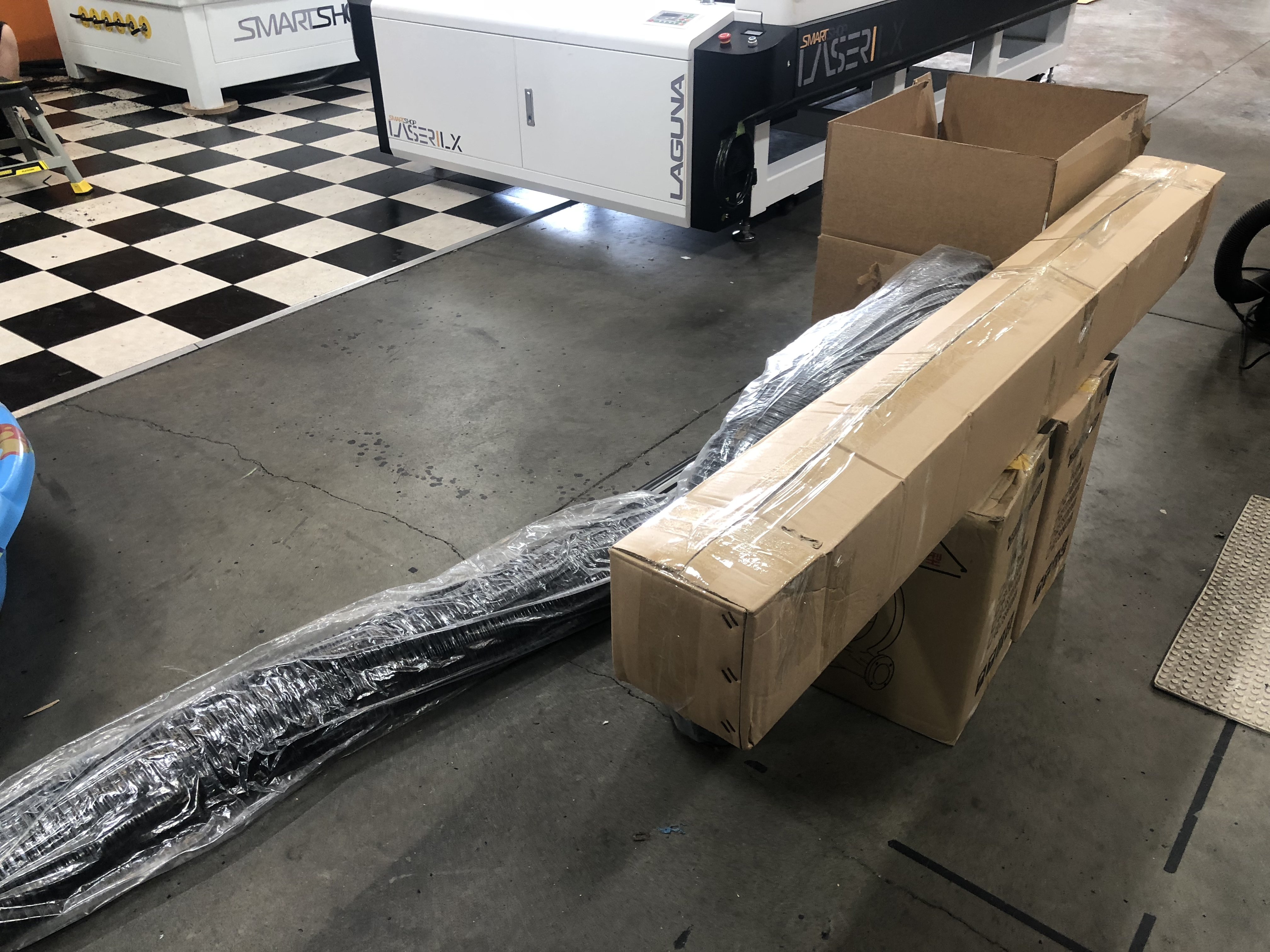 My new 4x8 Laguna laser table almost ready to ship EDIT: IT'S HERE ...