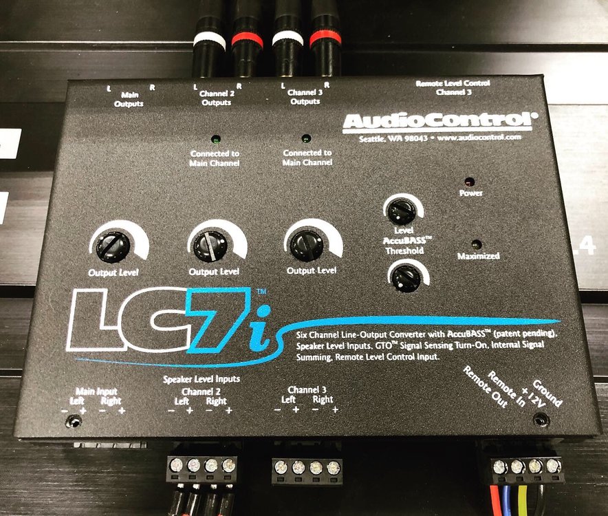 Audiocontrol Lc7i on the test bench Pics and full video setting gains ...