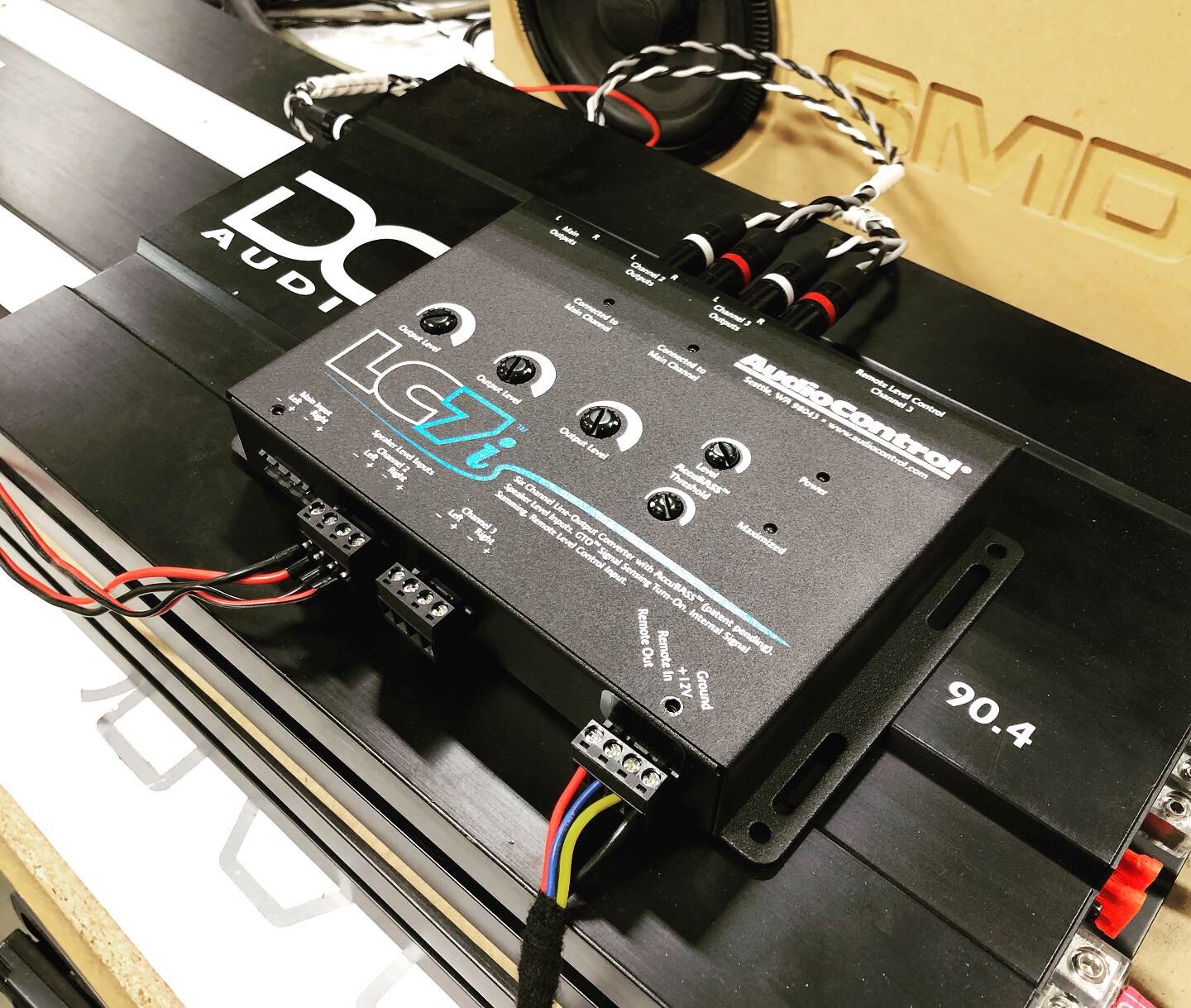 Audiocontrol Lc7i on the test bench Pics and full video setting gains ...