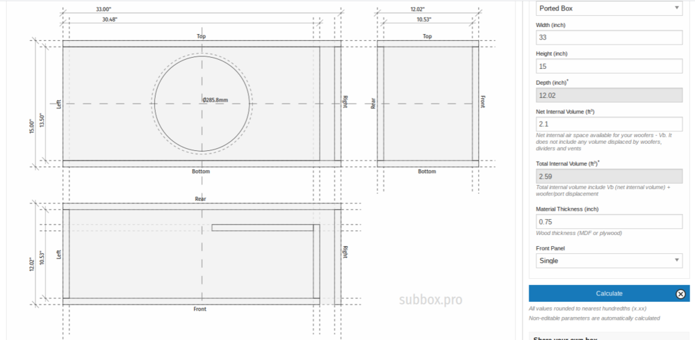 Skar EVL-12 box build suggestions with build information - Subwoofers ...