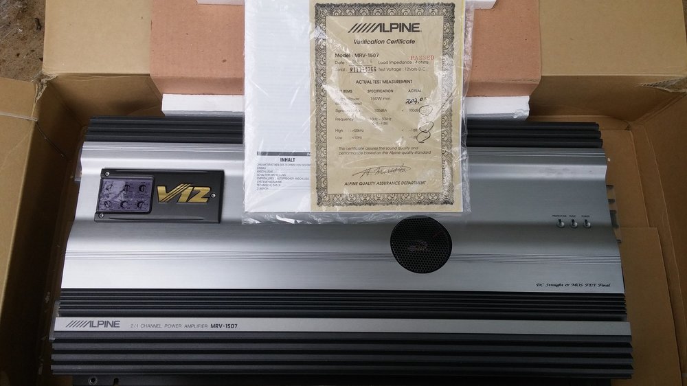 Alpine MRV-1507 what to do with it? - Amplifiers - Steve Meade Designs