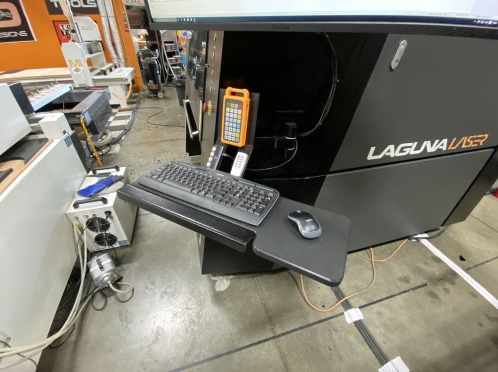 Modding my Laguna Fiber Laser : Custom Keyboard and Mouse Platform, New ...