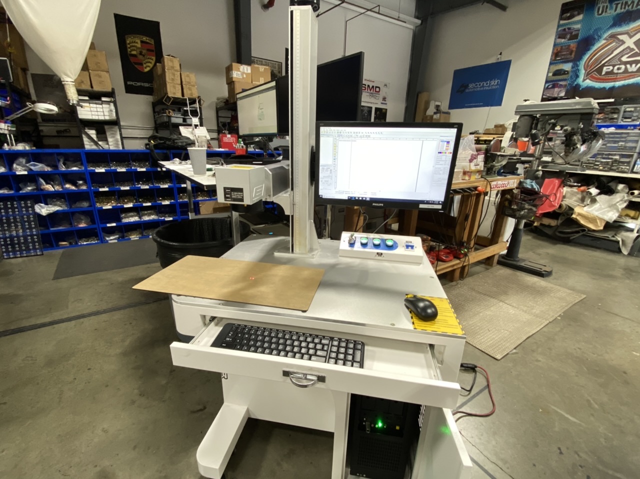 Another laser for the shop arrives. Edit: 3 more lasers...we now have 7 ...