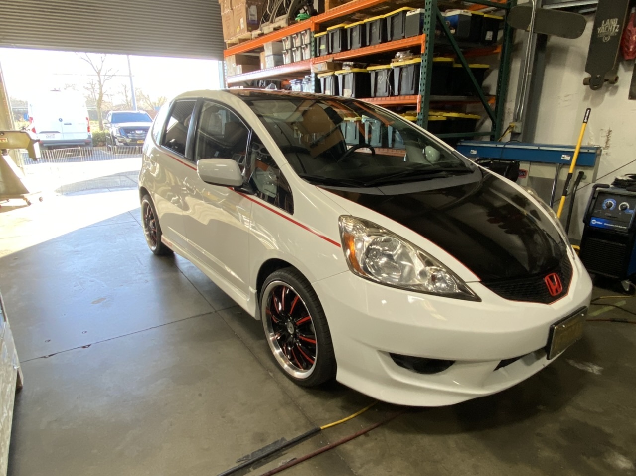 lowering a 2009 Turbo Honda Fit - BC Racing Coilovers - Just Meade ...