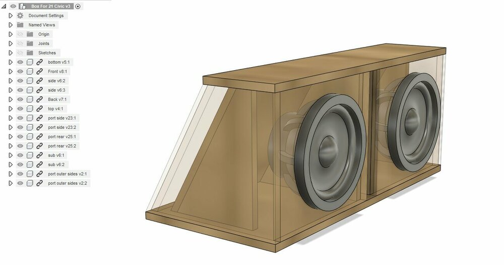 Is there any reason not to build my enclosure with a slanted port and 2 ...