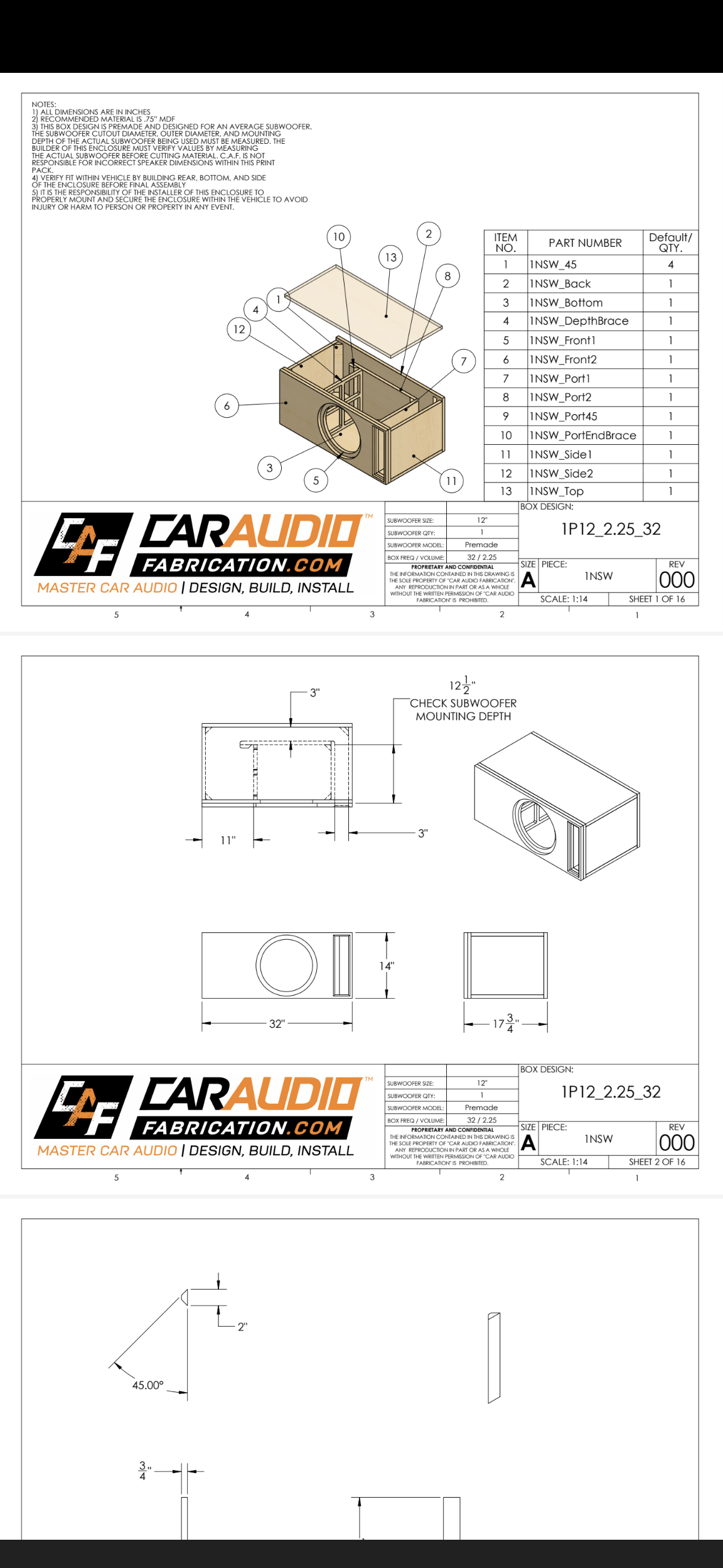 Kicker 12“ L7 Qclass in 2.25 @ 32hz - Subwoofers / Enclosures - Steve ...